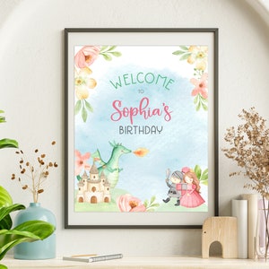 Editable Calling All Knights and Princesses Birthday Thank You Favor ...