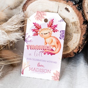 Axolotl Pink Girl Birthday Banner - Whole Lotl Fun Under the Sea ...