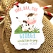 Cow Boy Red Farm Thank You Gift Tags - Cow Barn Farm Party Favor Tags ...