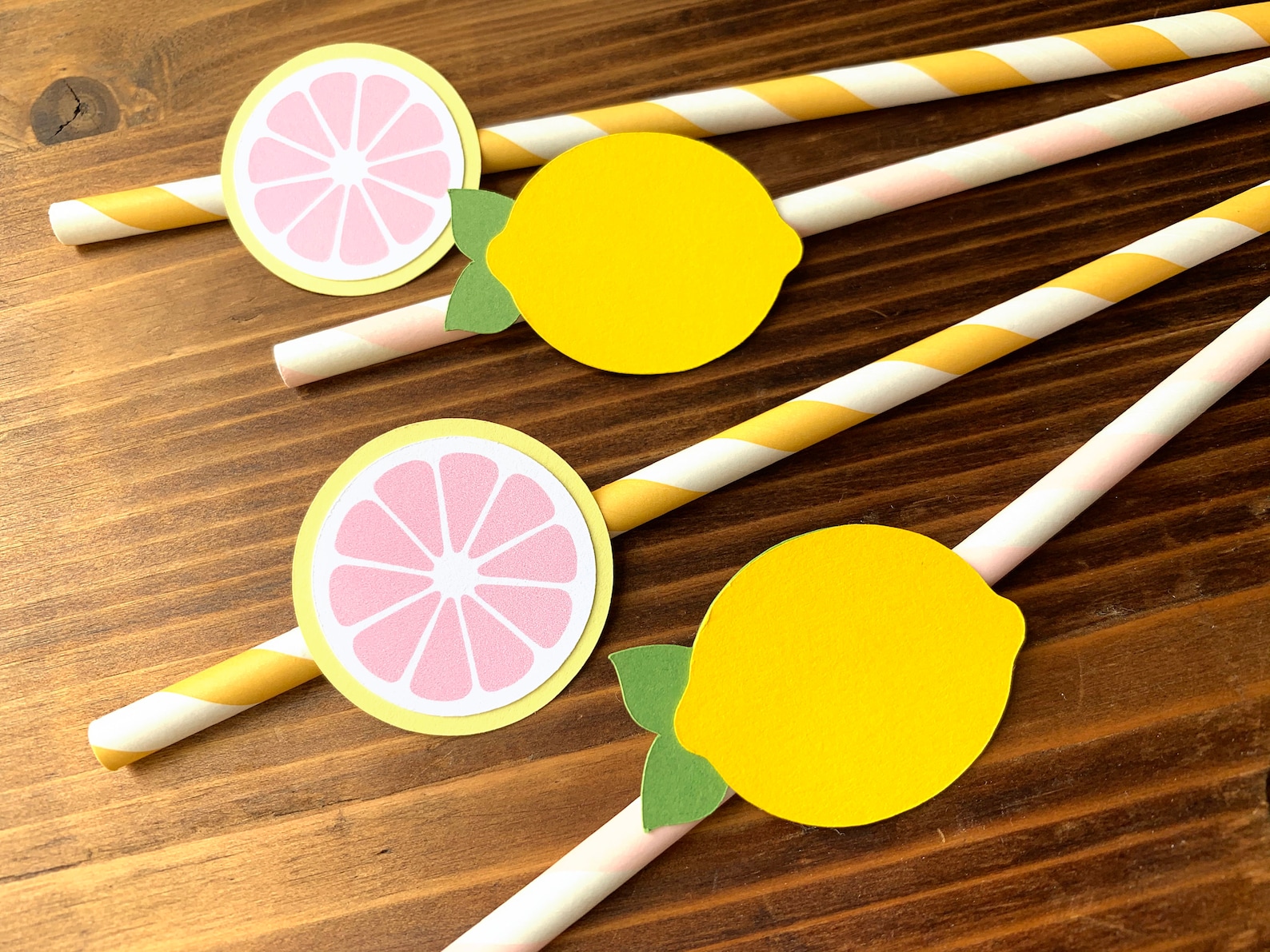 12 Lemon Cupcake Wrappers Lemon Birthday Cupcake Wrappers | Etsy