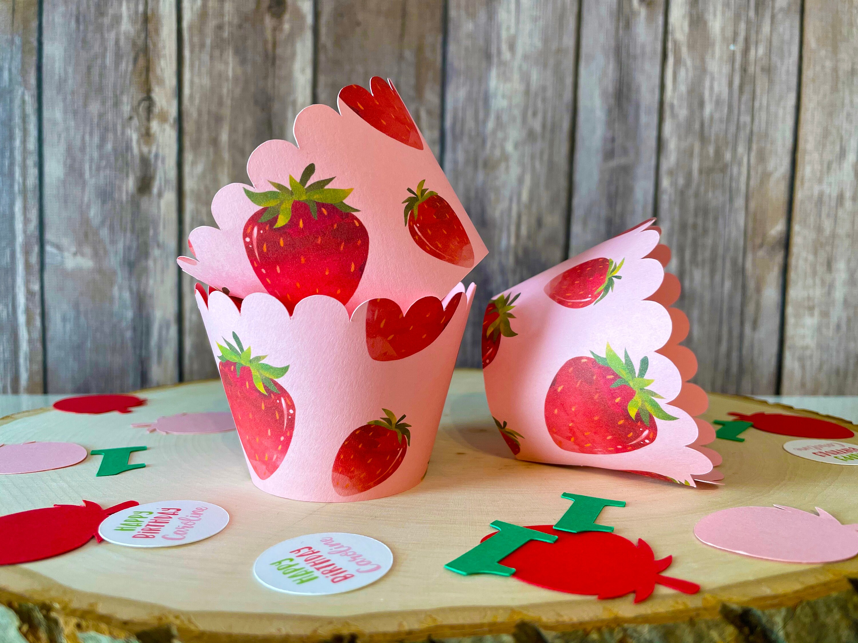 Strawberry Birthday CAKE TOPPER - Strawberry Shortcake Birthday Smash ...