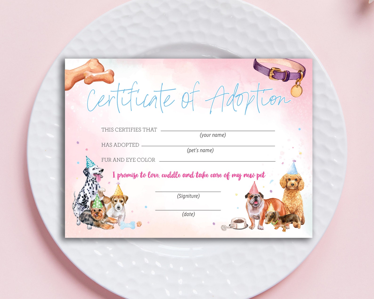 Printable Come Sit Stay Puppy Paw-ty Create a Collar Sign - Etsy