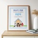 PRINTABLE Come Sit Stay Puppy Paw-ty Doggy Bag Sign - Boy Dog Favor ...