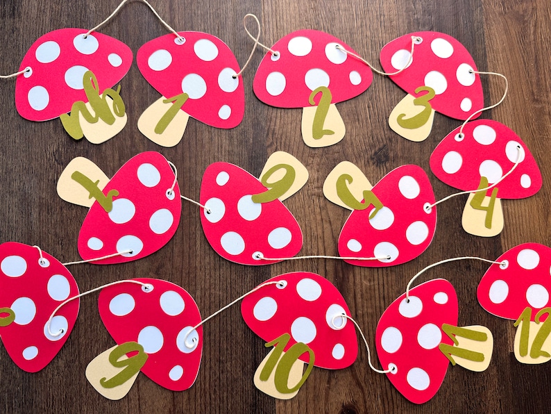 Mushroom High Chair Birthday Banner - Fungi Enchanted Forest Birthday ...