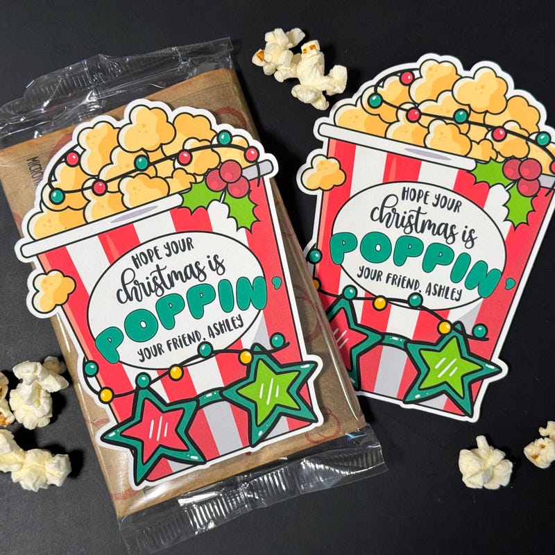 Christmas Popcorn - Etsy