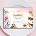 Printable Come Sit Stay Puppy Paw-ty Create a Collar Sign Girl Dog DIY ...