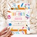 Editable Art Party Birthday Invitation - Let's Paint Easel Crafting ...