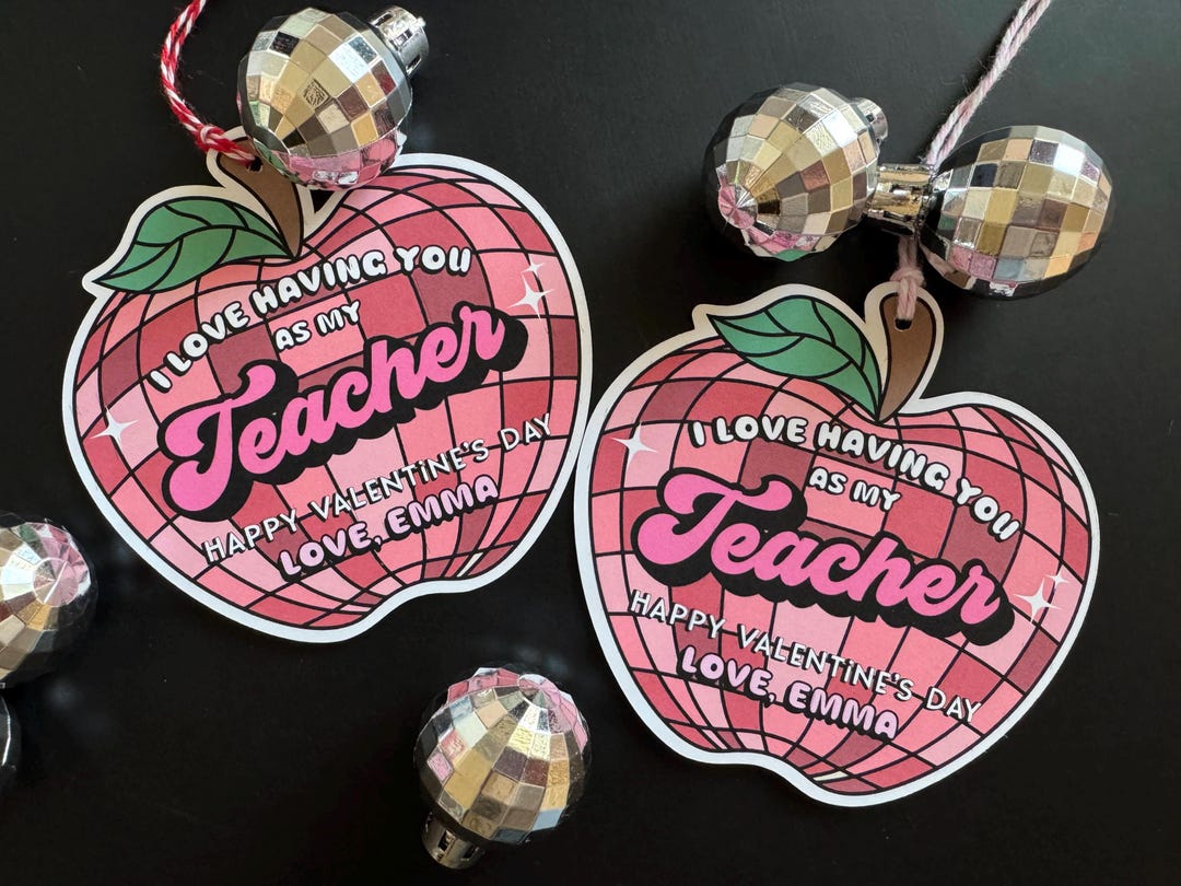 EDITABLE Valentine's I'm so Glad You're My Teacher Valentines Day ...