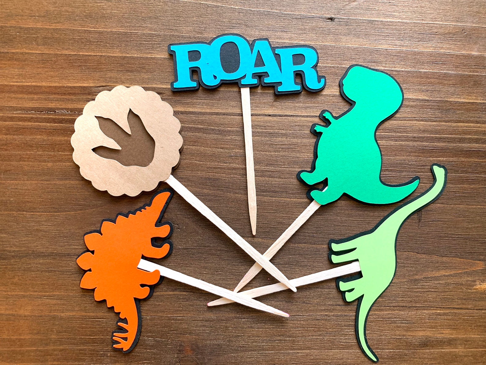 Dinosaur Roar Happy Birthday Banner Stomp Chomp Growl - Etsy