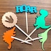 Dinosaur Roar Happy Birthday Banner Stomp Chomp Growl - Etsy
