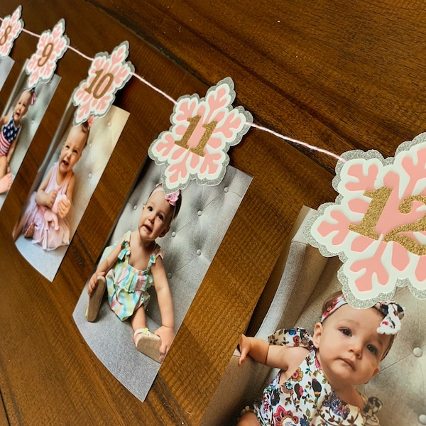 12 Month Banner - Etsy