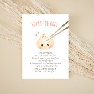 Editable Little Dumpling Baby Shower Diaper Raffle - Bao Dumpling Baby ...
