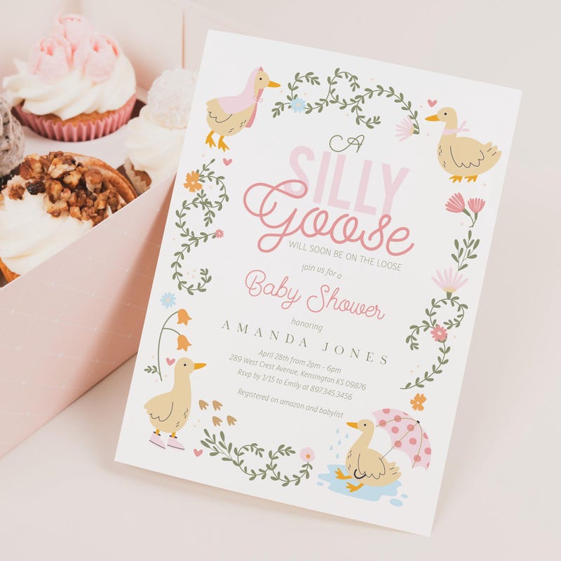 Silly Goose Baby Shower - Etsy