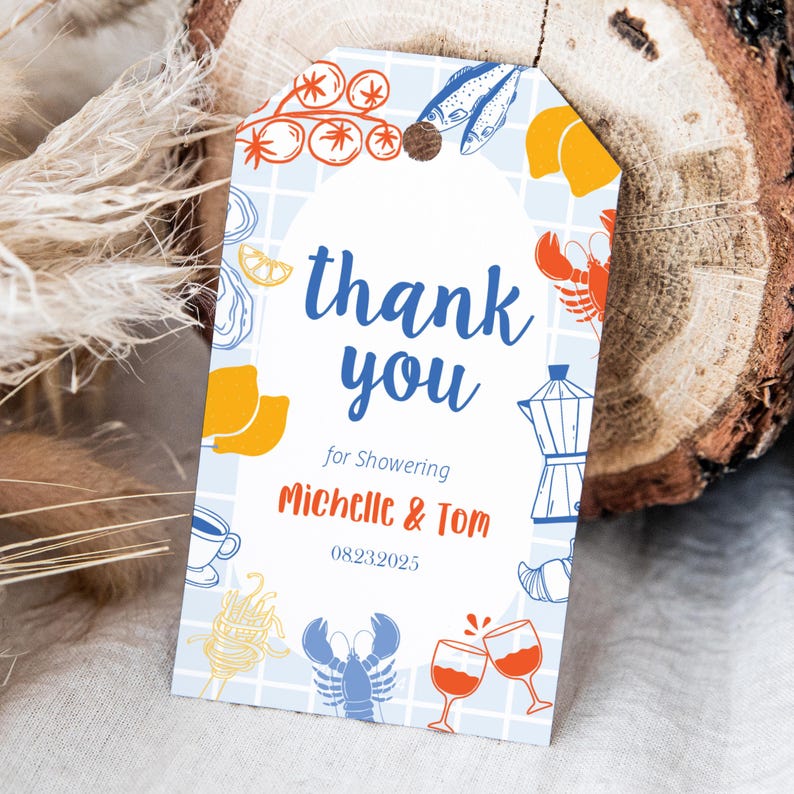 Editable Ciao Baby Shower Wish Cards - Amalfi Coast Wishes for Baby ...