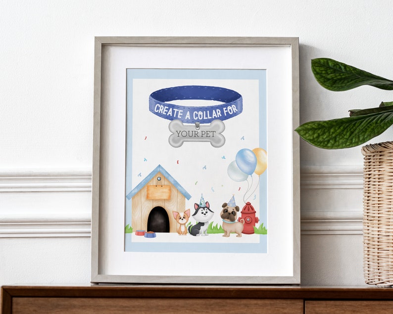 PRINTABLE Come Sit Stay Puppy Paw-ty Doggy Bag Sign Boy Dog - Etsy