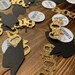 Graduation Party Confetti - Graduation Year and Personalized Name Gold ...