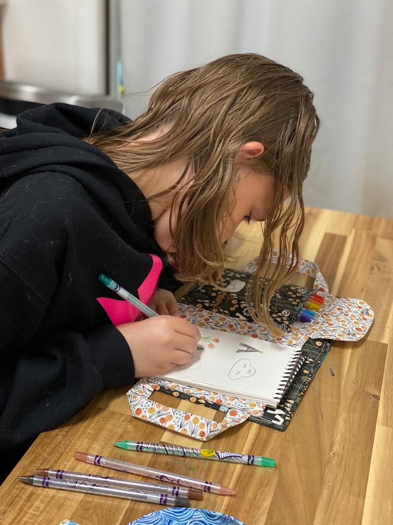 Activity Kit, Repurposed Used Book, Art Kit, Travel Activity - Etsy