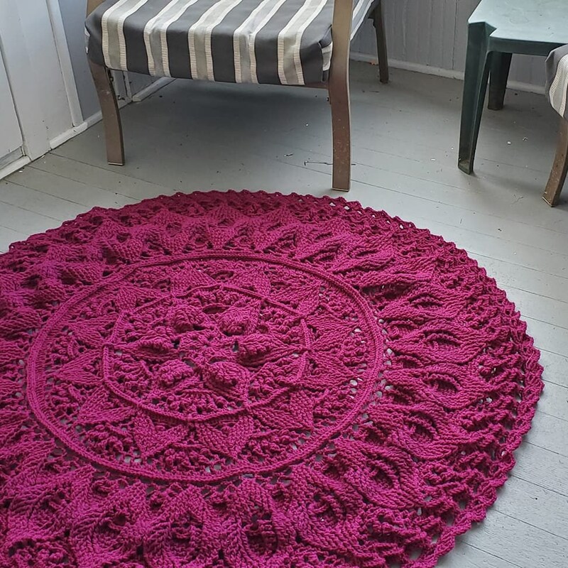 Mandala Bath Rug - Etsy