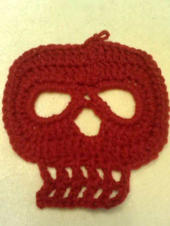 Crochet Skull Picture Tutorial With Instructions Step by Step - Etsy