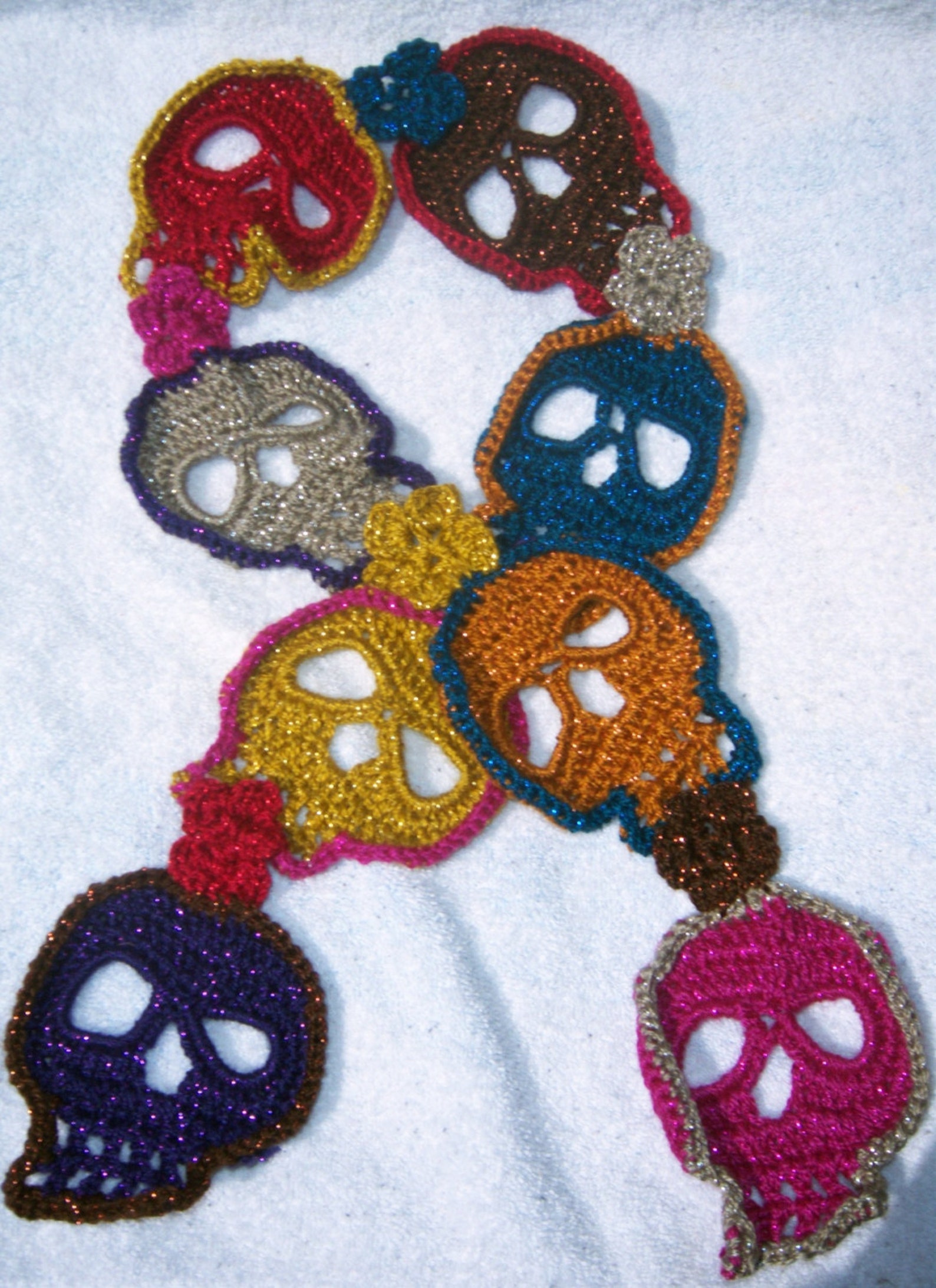 Crochet Skull Picture Tutorial With Instructions Step by Step - Etsy