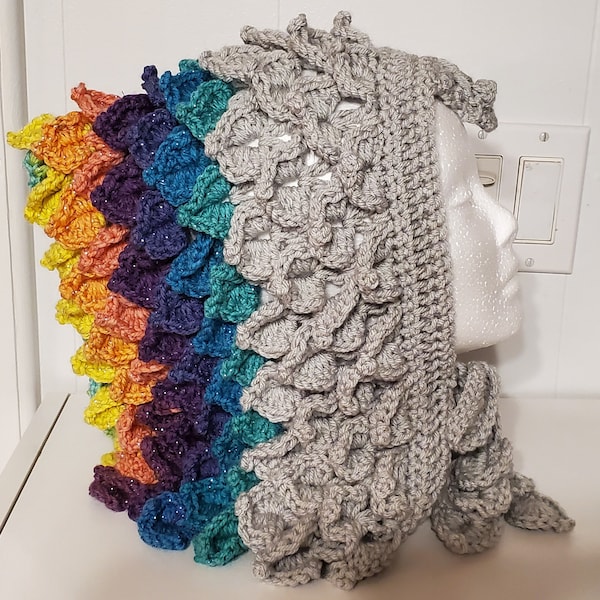 Dragon Scale Hood Pattern Crochet - Etsy