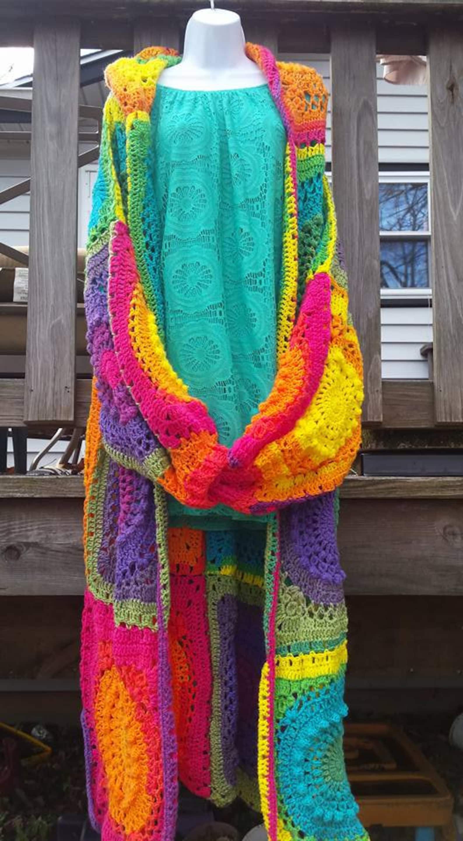 Boho Elf Elfish Elfin Sweater Galaxy Pattern in Mandala Yarn. | Etsy