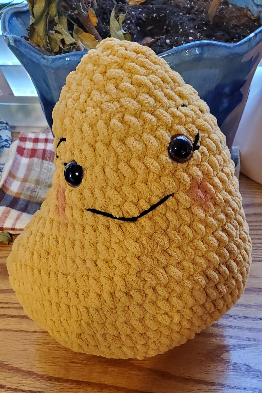 Chicken Nugget 10 Inch Giant Plush Nuggie Kawaii Soft Squishy Plushi 10 ...