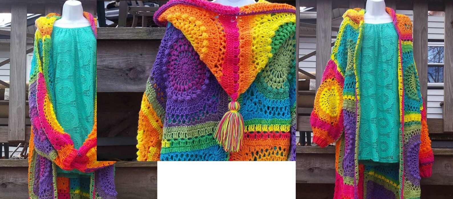 Boho Elf Elfish Elfin Sweater Galaxy Pattern in Mandala Yarn. | Etsy