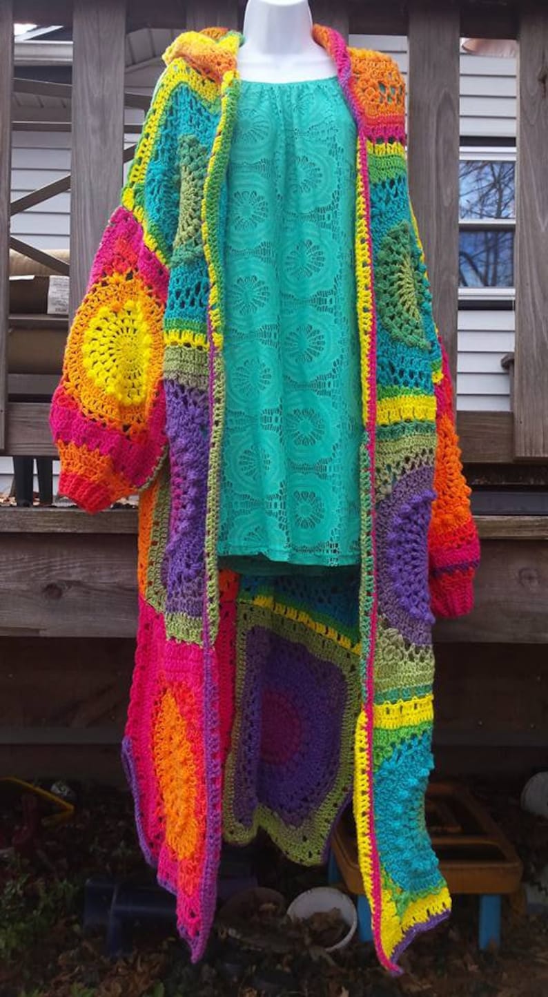 Boho Elf Elfish Elfin Sweater Galaxy Pattern in Mandala Yarn. | Etsy