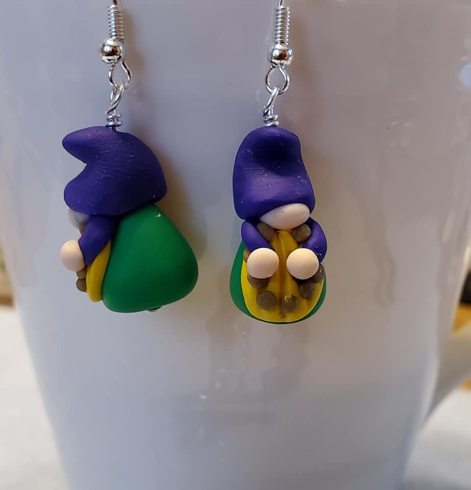 Your Choice of Gonk Gnome Earrings Clip on Pierced Leverback - Etsy