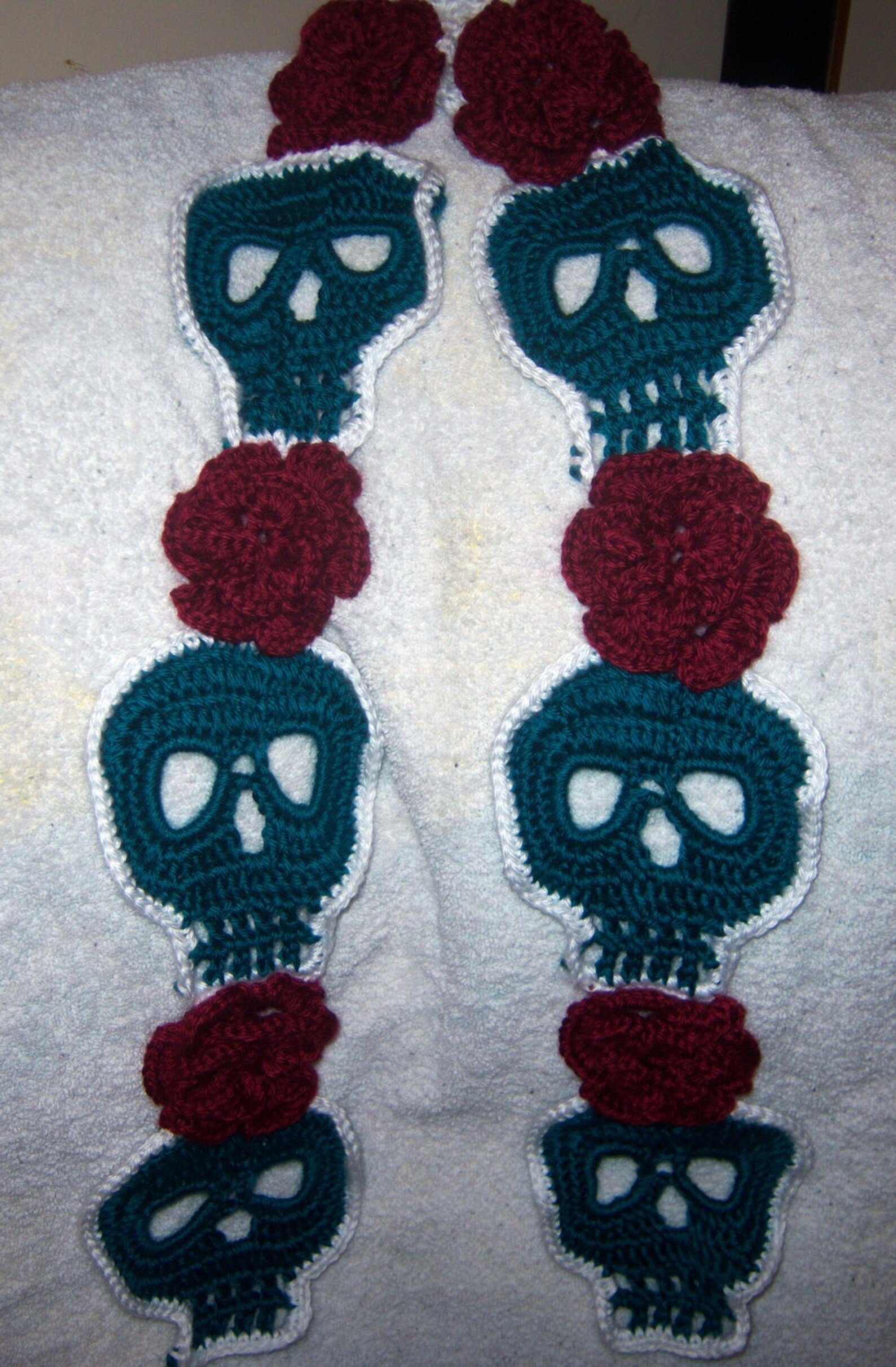 Crochet Skull Picture Tutorial With Instructions Step by Step - Etsy