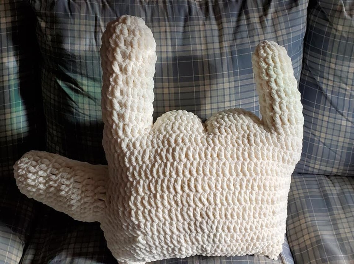 PATTERN ASL American Sign Language I Love You Pillow Crochet Picture ...