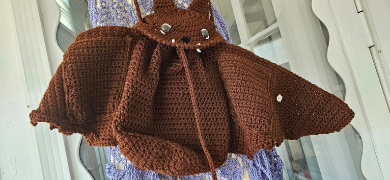 PATTERN Bat Cross Body Bag Crochet Tutorial Pattern Only Halloween ...