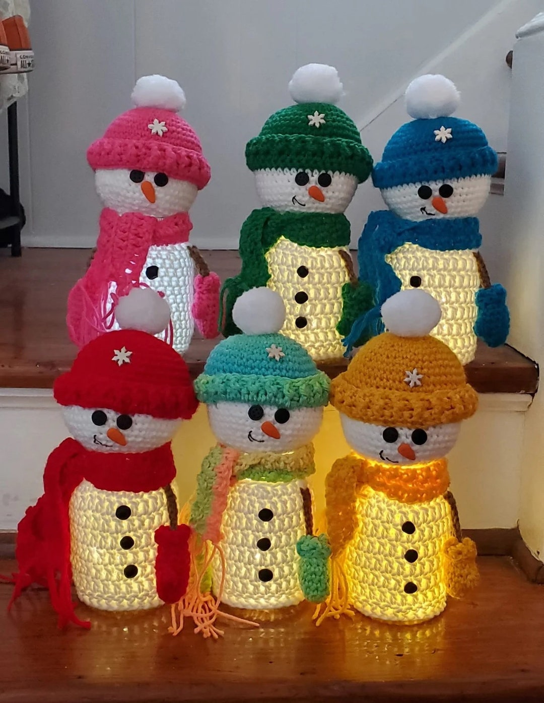 PATTERN Snowman Glow Lantern Tutorial Pattern Only Winter Christmas ...