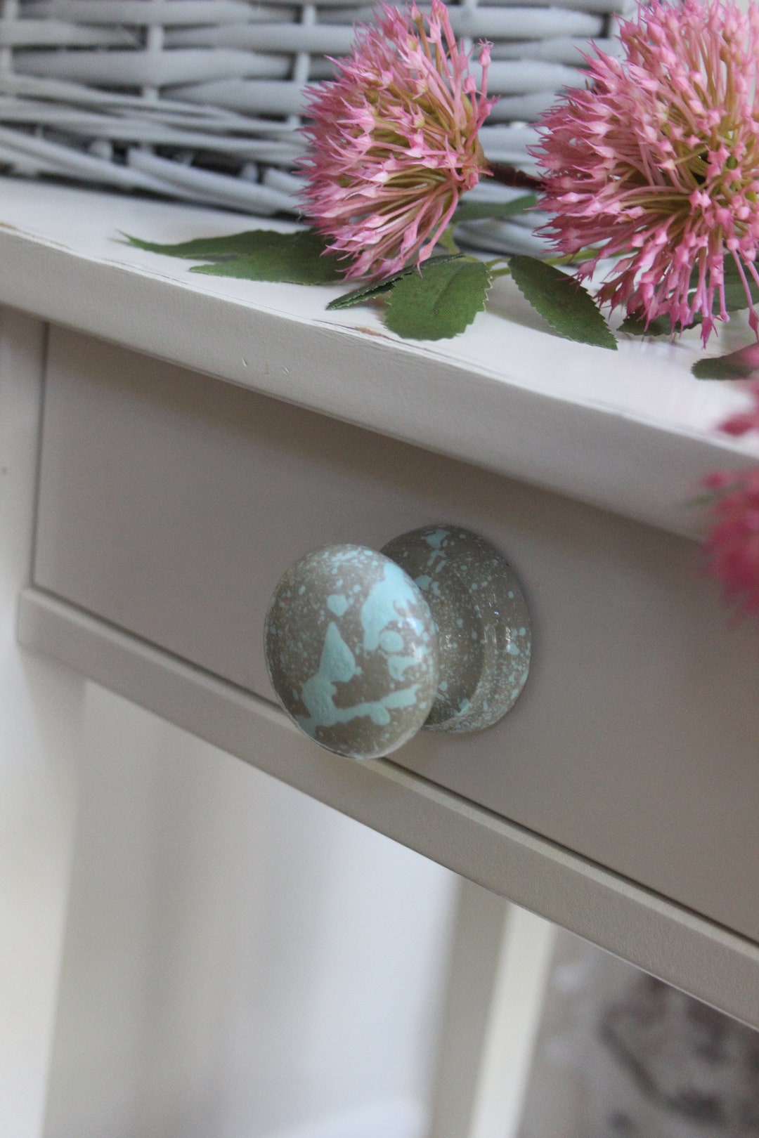Mint Green Dresser Knobs, Decorative Knobs, Drawer Knob, Cabinet Knob ...