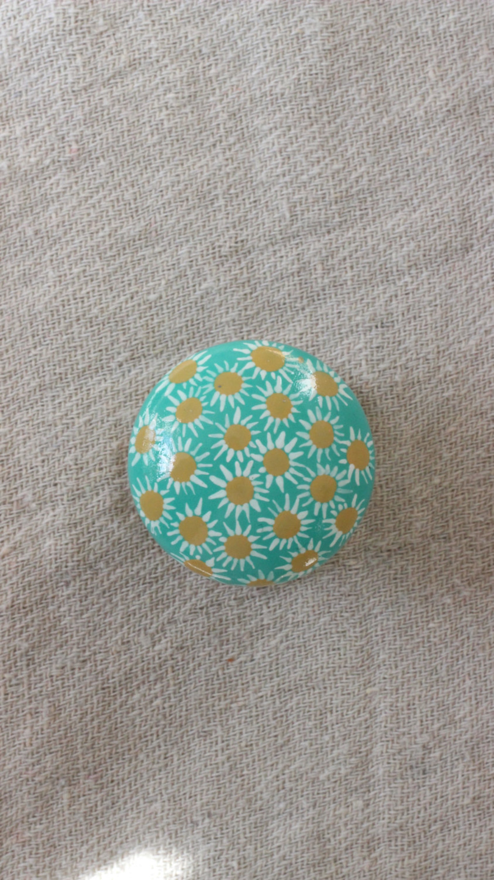 Knobs Dresser Knobs Painted Knobs Turquoise Cabinet Knob - Etsy