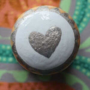 Knobs, Heart Knobs, Funky Decor, Unique Knob, Decorative Knobs, Painted ...