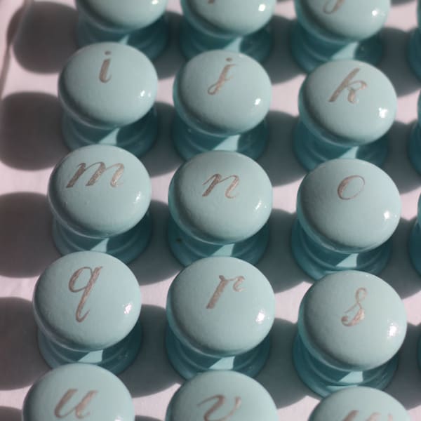 Letter Knobs - Etsy