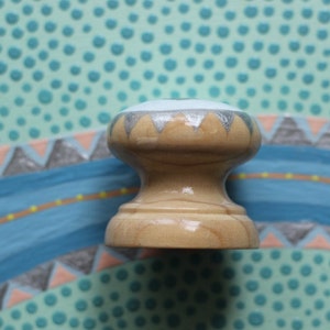 Knobs, Heart Knobs, Funky Decor, Unique Knob, Decorative Knobs, Painted ...