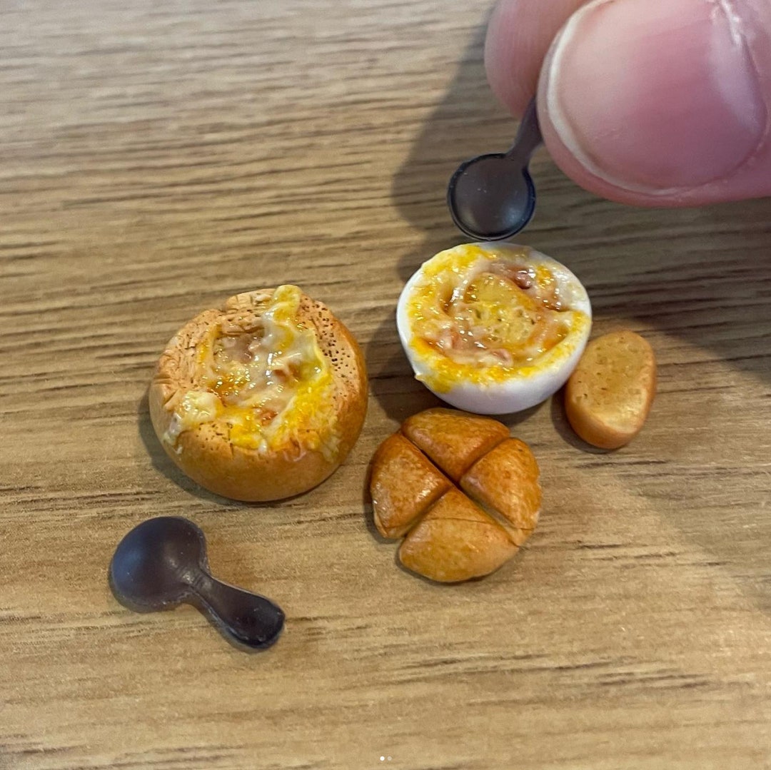 Miniature Food Cheesy Cheeses Week Dollhouse 365minifoodproject - Etsy