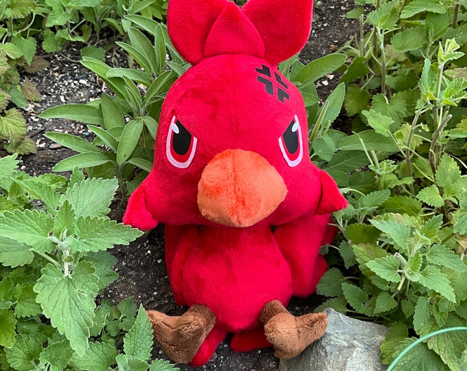 IN STOCK Red Chocobo Final Fantasy Plush Toy - Etsy