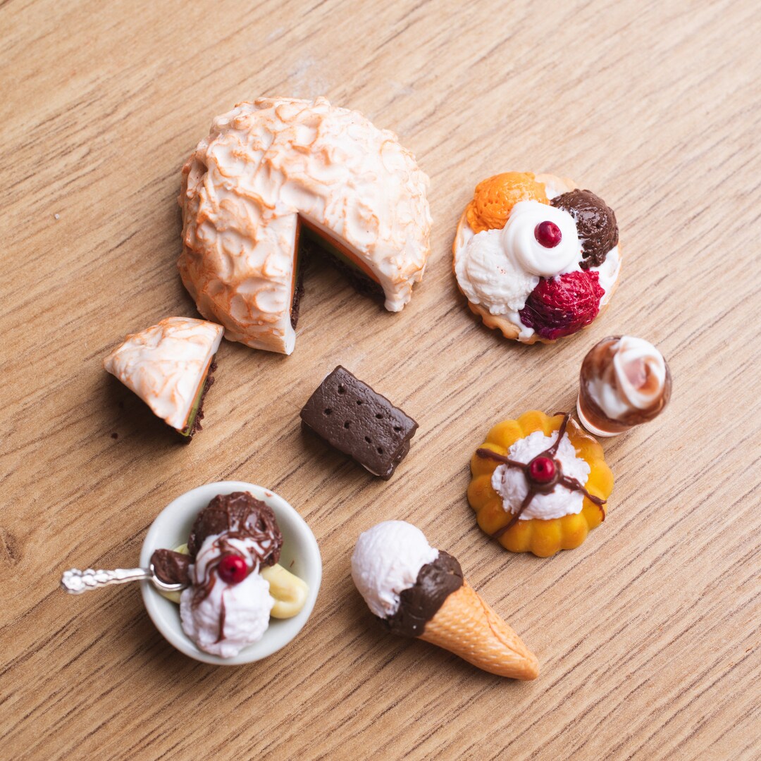 Miniature Food Ice Cream Week Dollhouse 365minifoodproject - Etsy