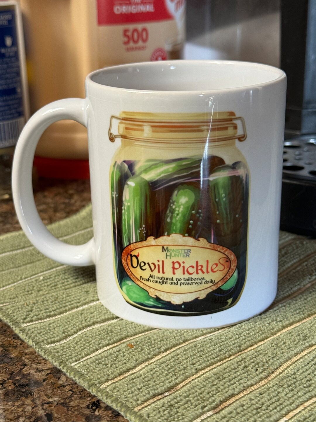 Monster Hunter Deviljo Devil Pickle Jar Humor 10oz Mug - Etsy