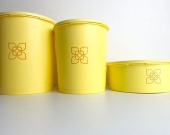 Yellow Tupperware | Etsy