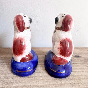Pair of Small Vintage Staffordshire Ware Wally Spaniel Dogs - Etsy