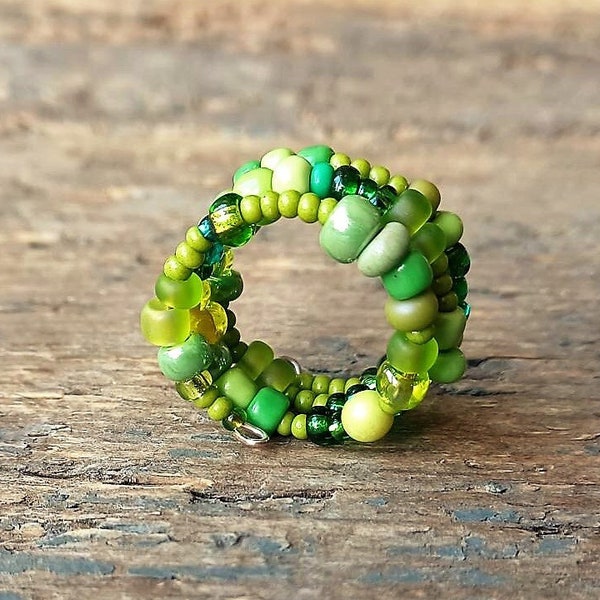 Seed Bead Ring - Etsy