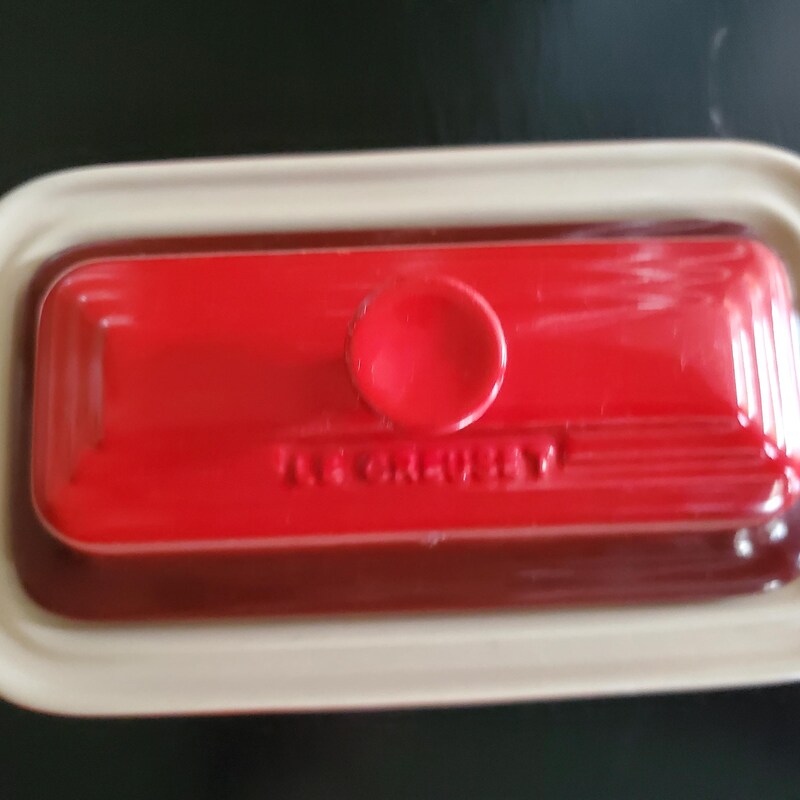 Red Butter Dish - Etsy
