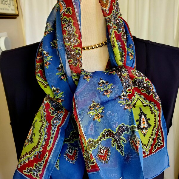 Echo Silk Scarf - Etsy