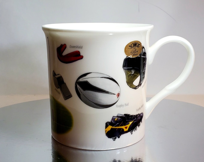 RUGBY Football Mug / the Leonardo Collection / Designed in - Etsy
