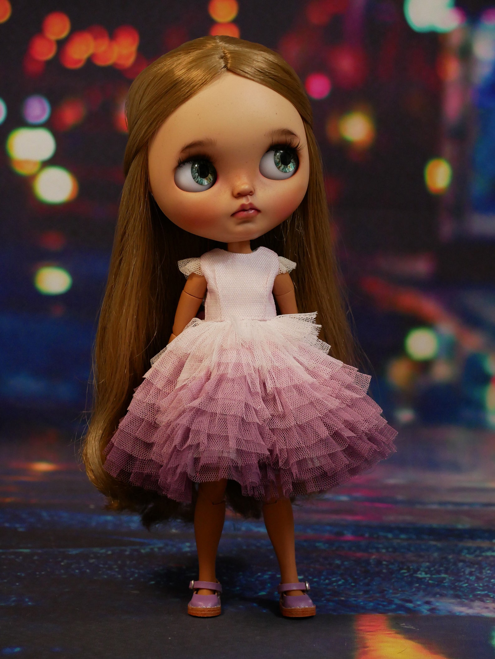 Beautiful Ombré Dress for Blythe Doll. - Etsy